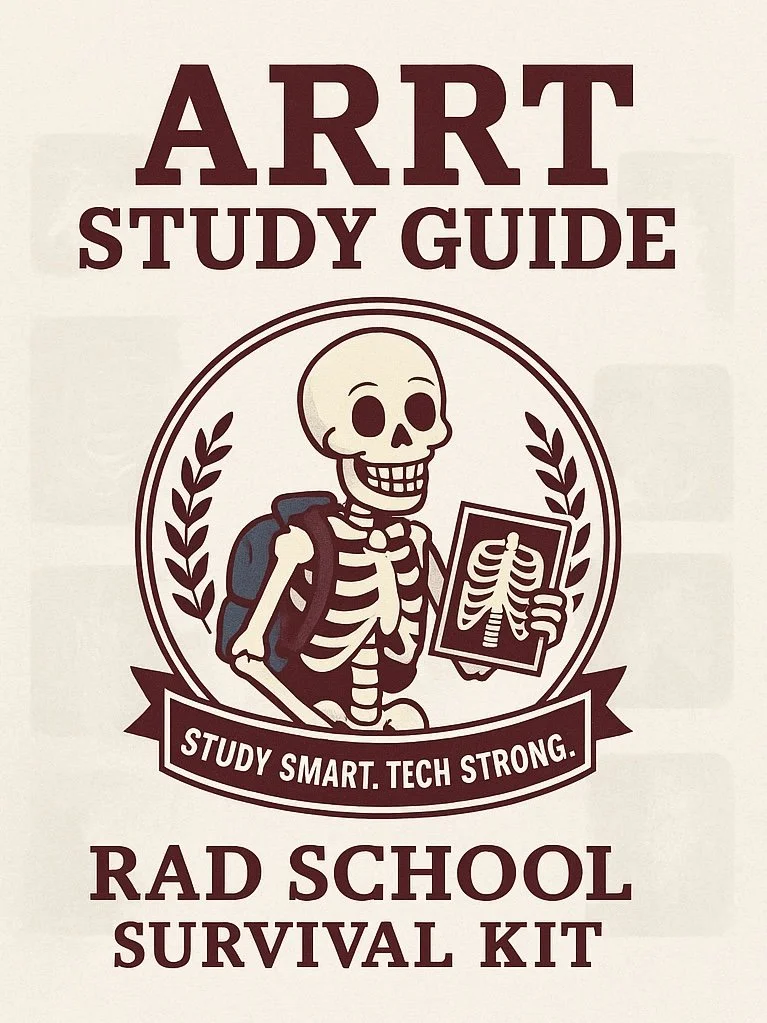 Radiology Study Guides | ARRT Exam Review by Rad School Survival Kit ...