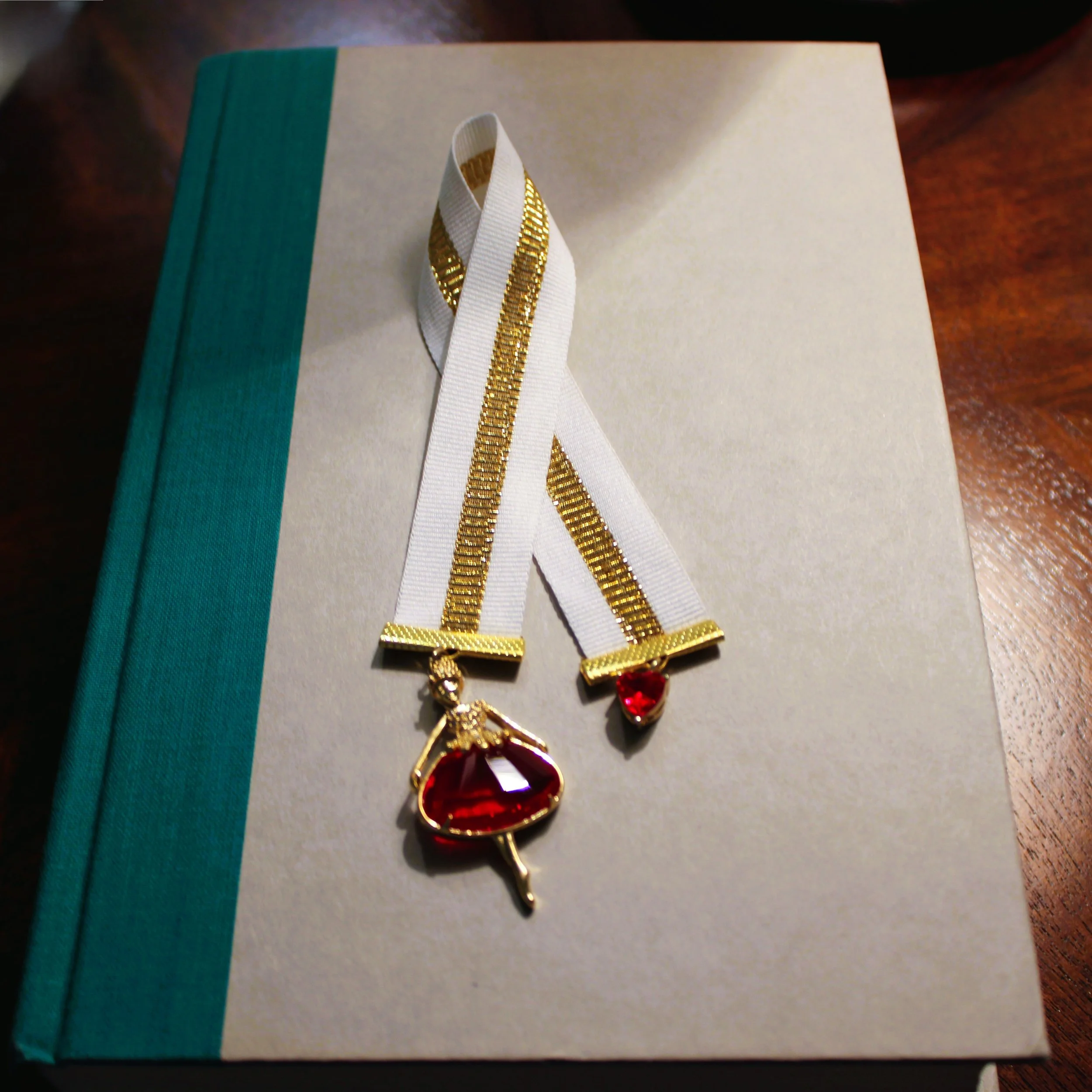 Ruby Dancer Ribbon Bookmark — Rockrose Crafts