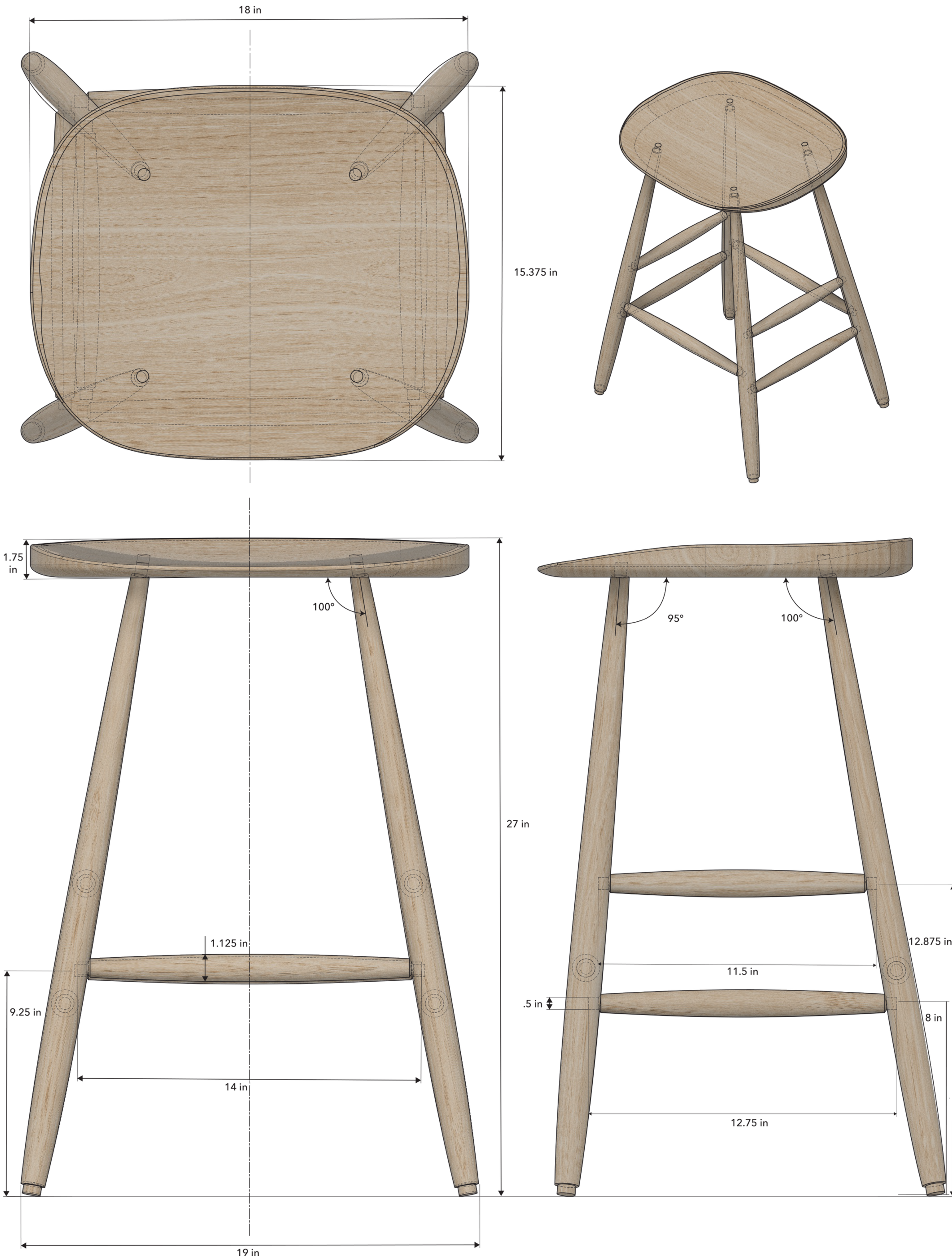 Stool — Michael Brogan