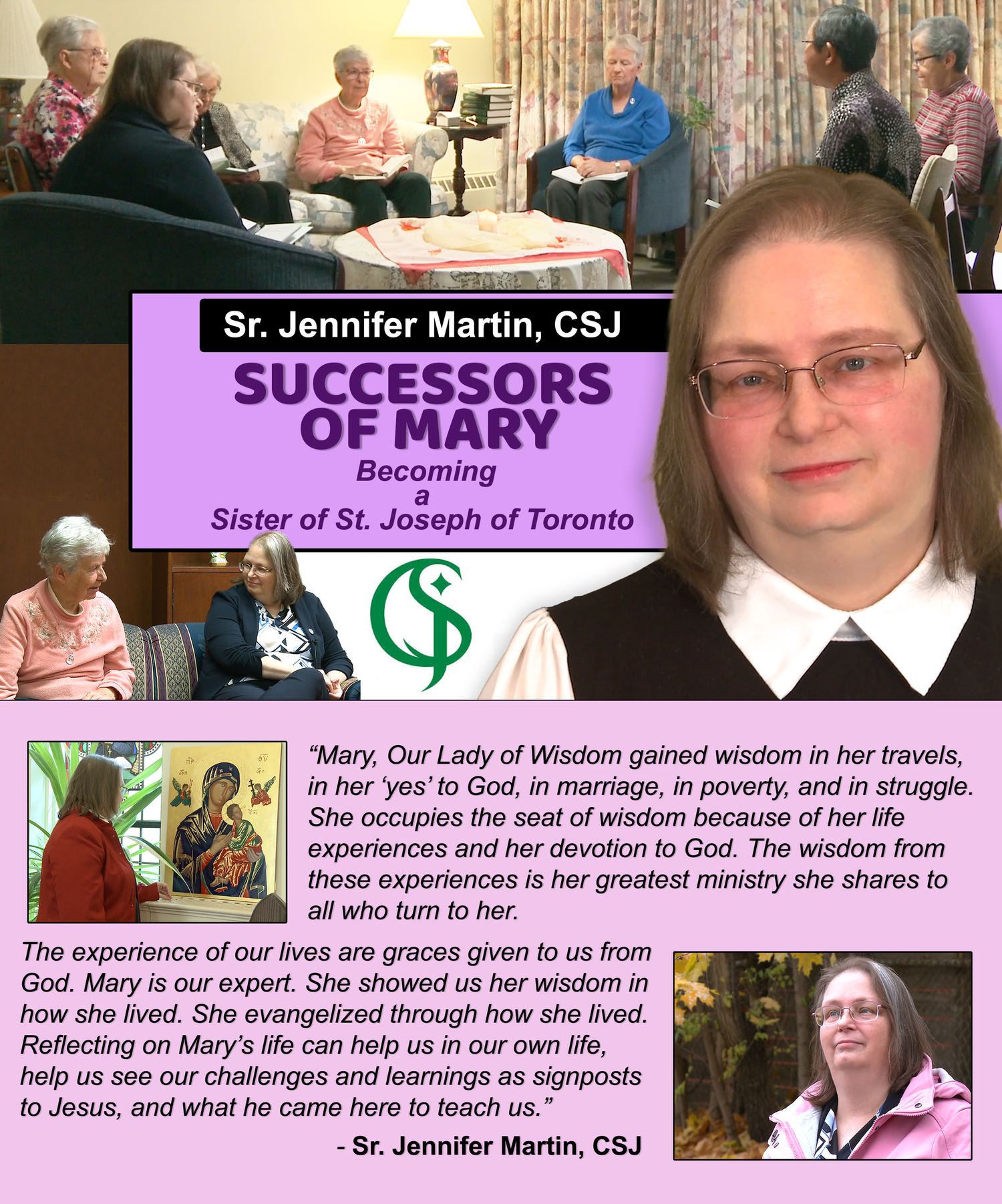 Sr. Jennifer Martin - Videos — RedemptoristTV