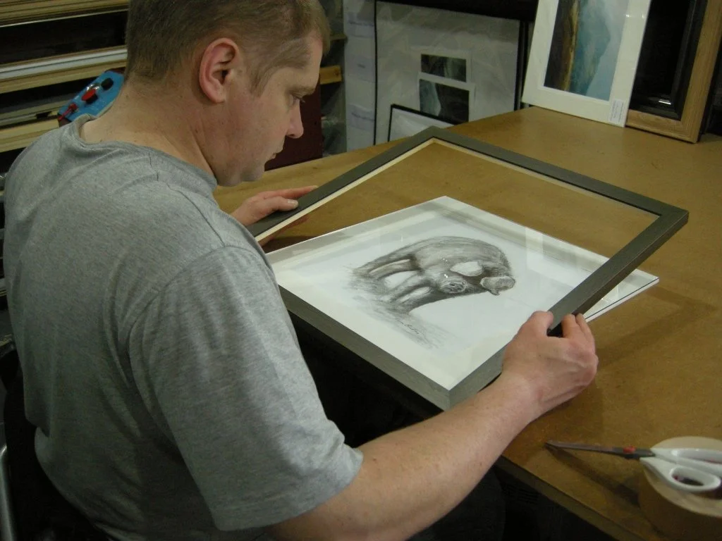 Picture framing | Alison Bradley artist | fine bespoke framing - canvas ...