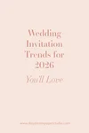 Wedding Invitation Trends for 2026 | Timeless & Elegant Ideas ...