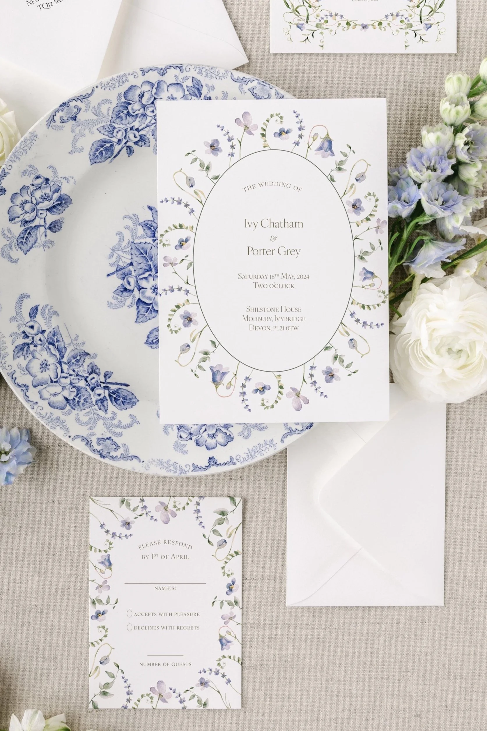 The Ivy Collection | Botanical Wedding Invitations — Daydream Paper Studio