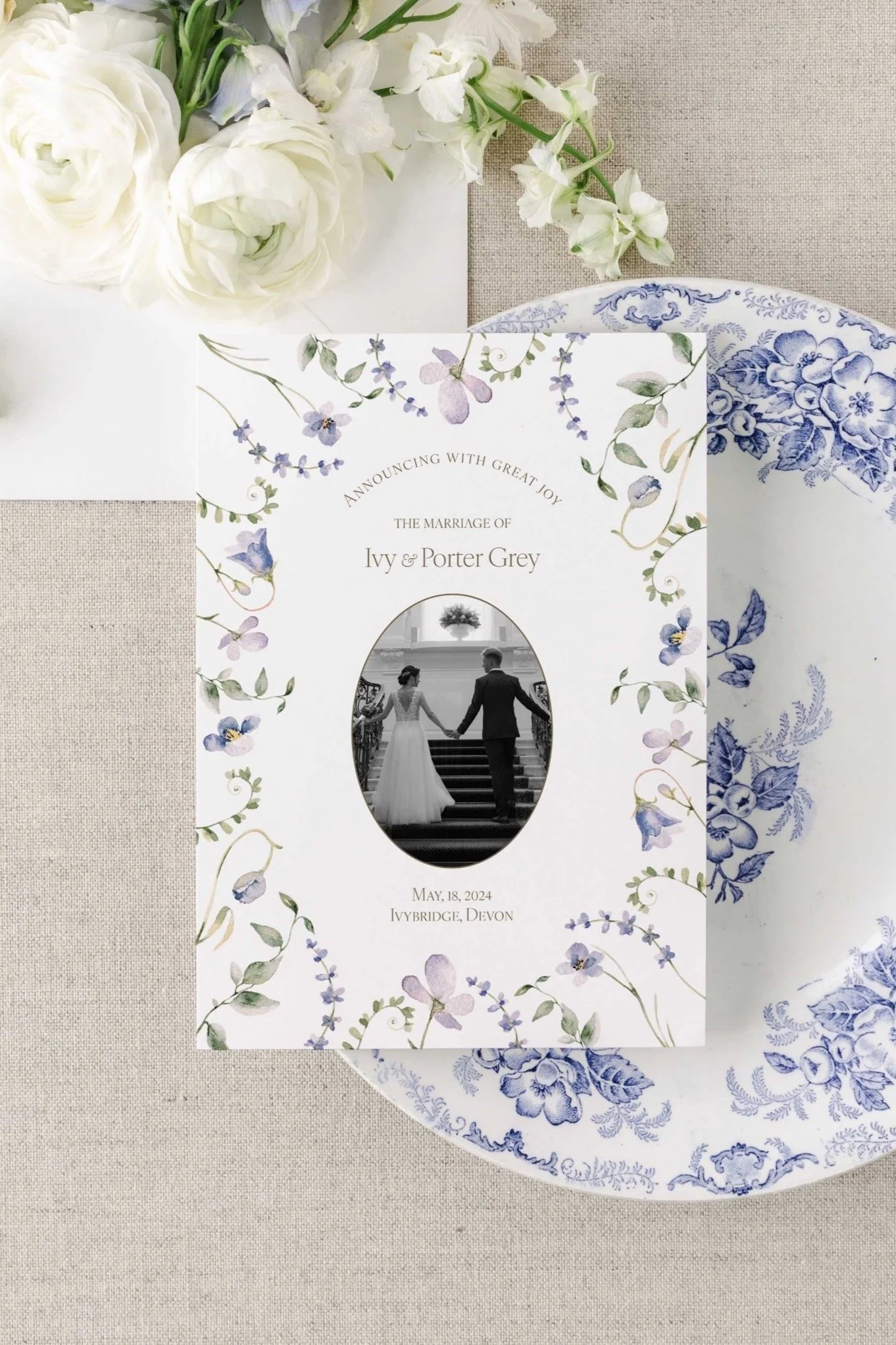 The Ivy Collection | Botanical Wedding Invitations — Daydream Paper Studio