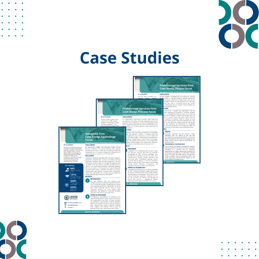 Services and Pricing — Lense Advisory LLC