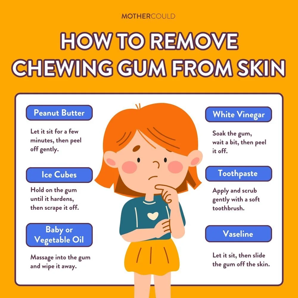 How to Get Chewing Gum Off of Skin: Tried-and-true Methods for Parents ...