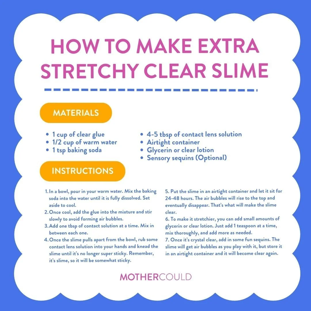 How to Make Your Slime More Stretchy | Mothercould