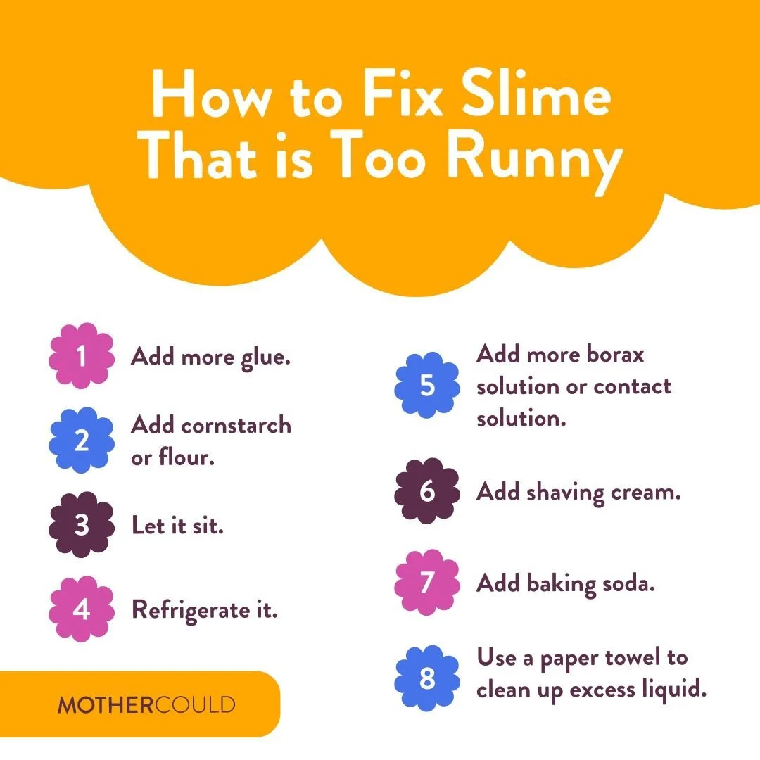 How to Fix Slime That is Too Runny | Mothercould