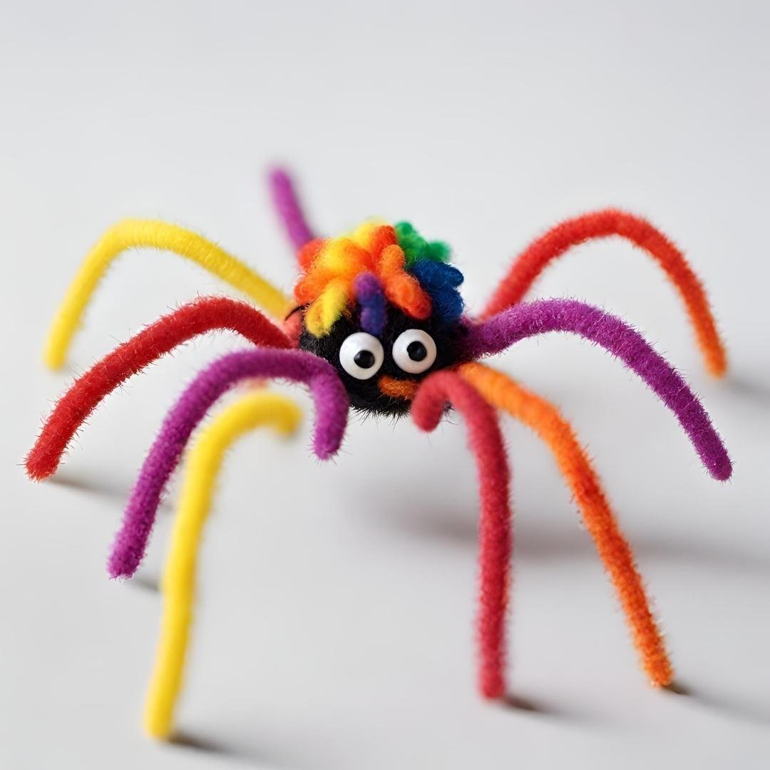 How to Make a Spider Out of Pipe Cleaners | Mothercould