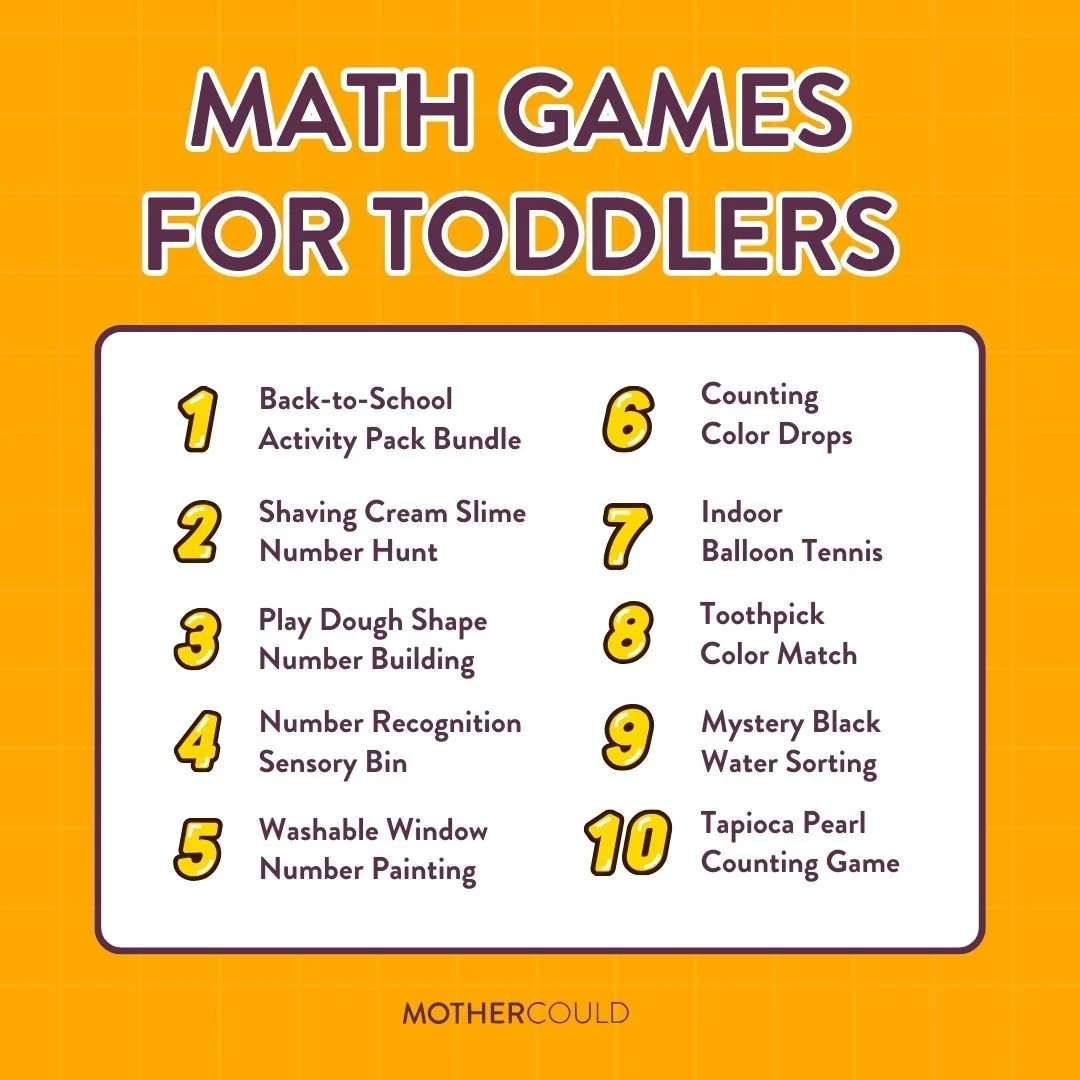 10 Math Activities for Toddlers: Teaching Numbers Through Play ...