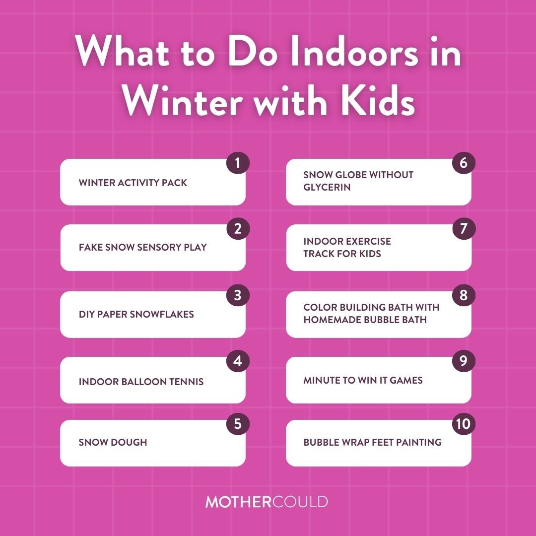 10 Indoor Winter Activities: Easy, Fun Ideas for All Ages | Mothercould