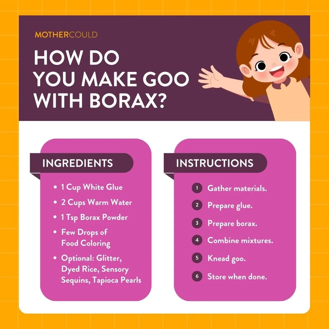 Goo Recipe With Borax: Easy Sensory Play for Kids | Mothercould