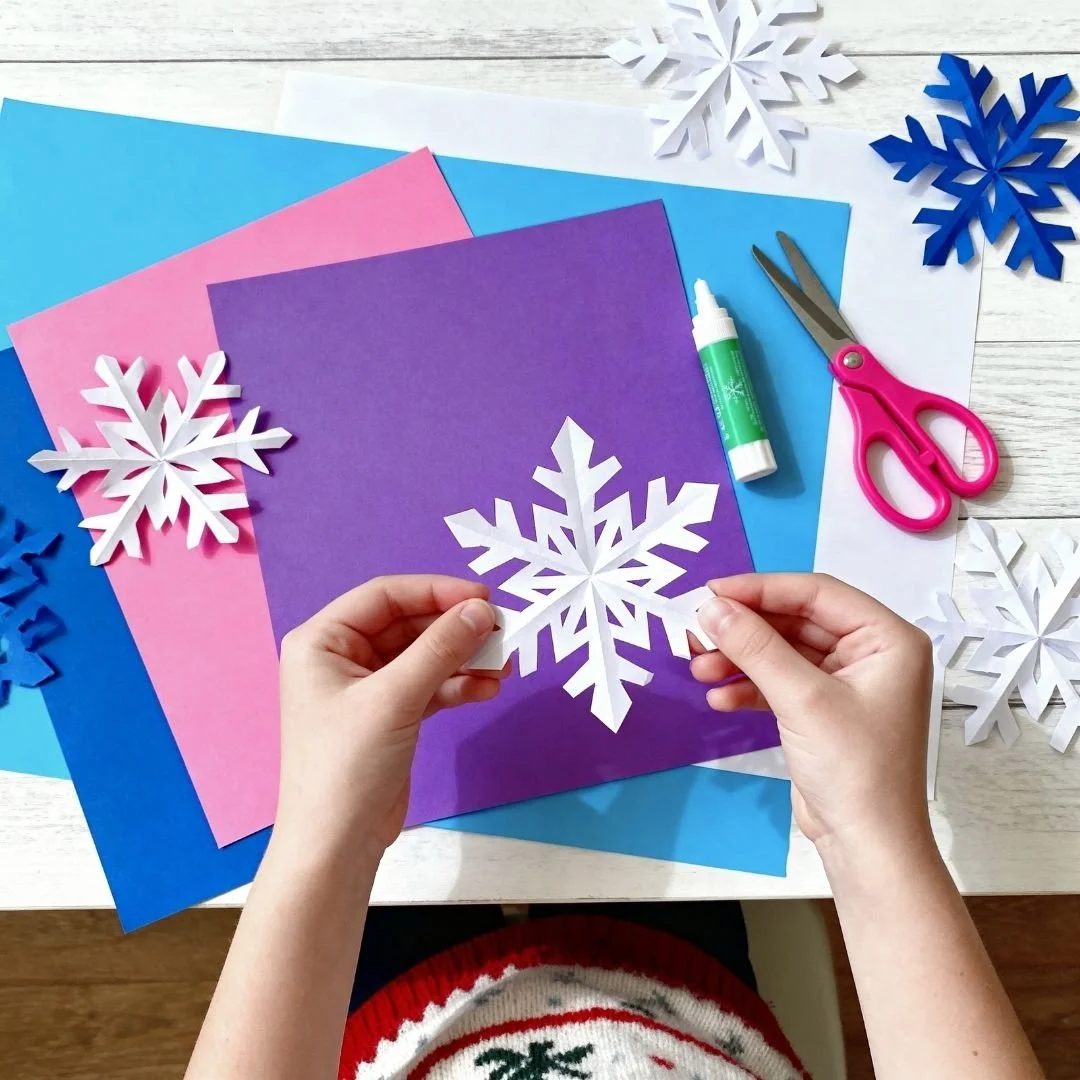 How to Make a Paper Snowflake: Easy Winter Craft for Kids | Mothercould