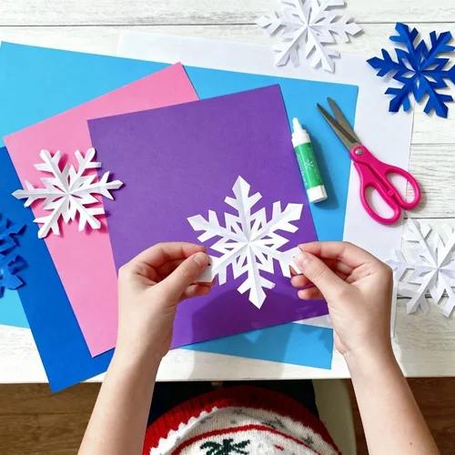 How to Make a Paper Snowflake: Easy Winter Craft for Kids | Mothercould