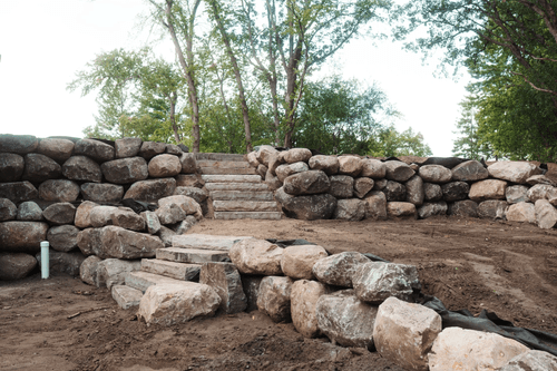 Boulder & Retaining Walls — Earthstone Companies