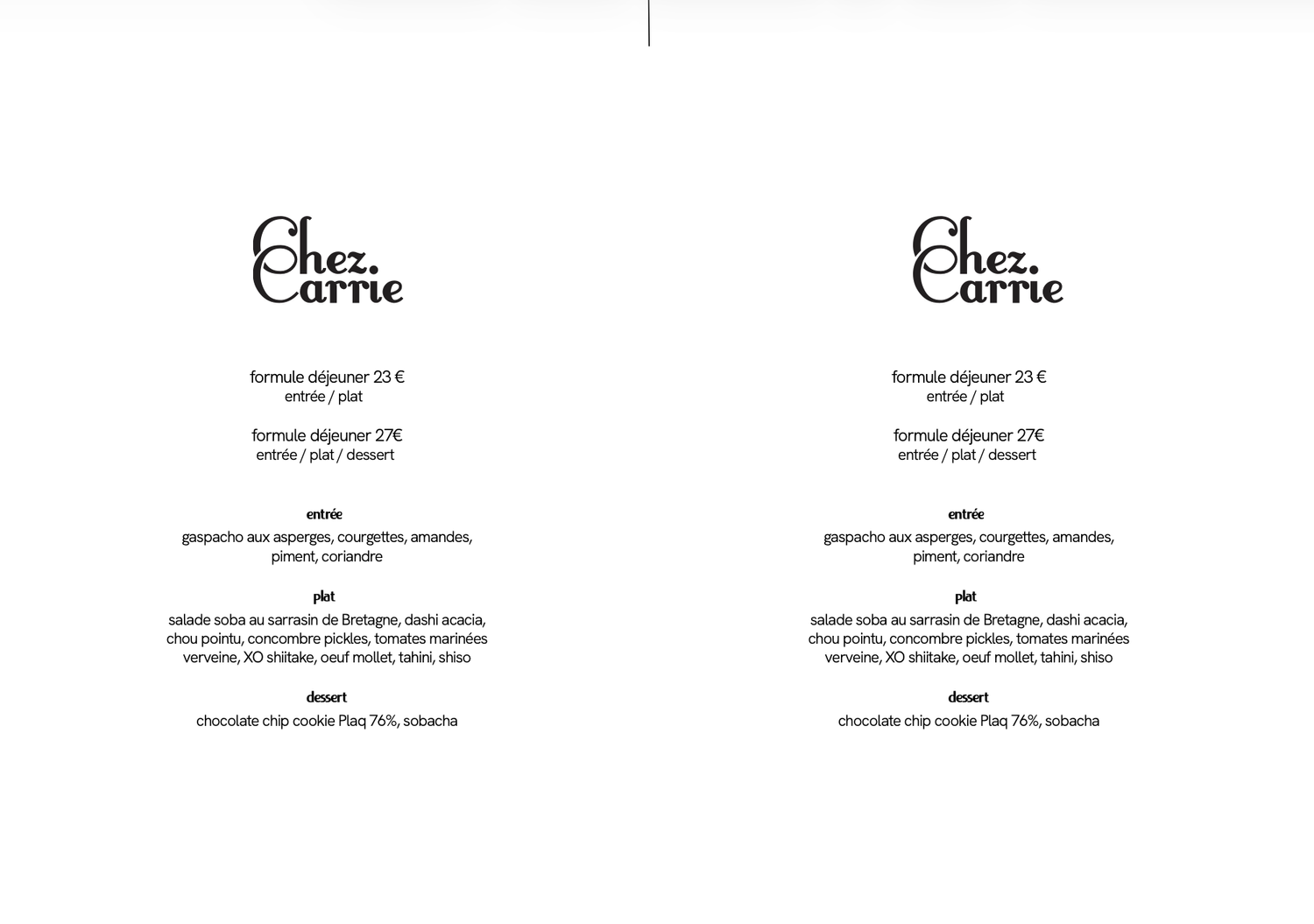 Chez Carrie - Restaurant Méditerranéen Californien et brunch végétal à ...