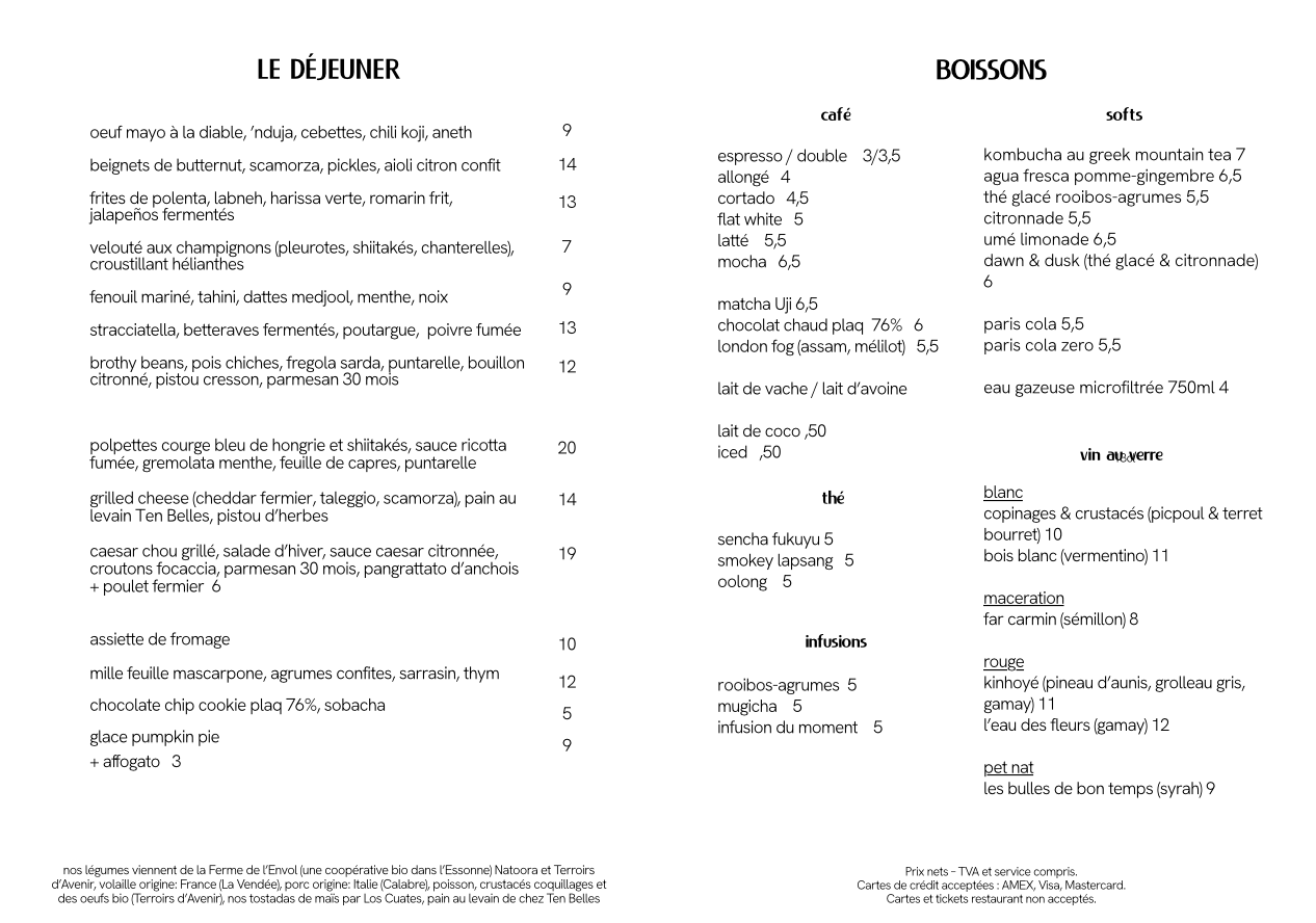 Chez Carrie - Restaurant Méditerranéen Californien et brunch végétal à ...