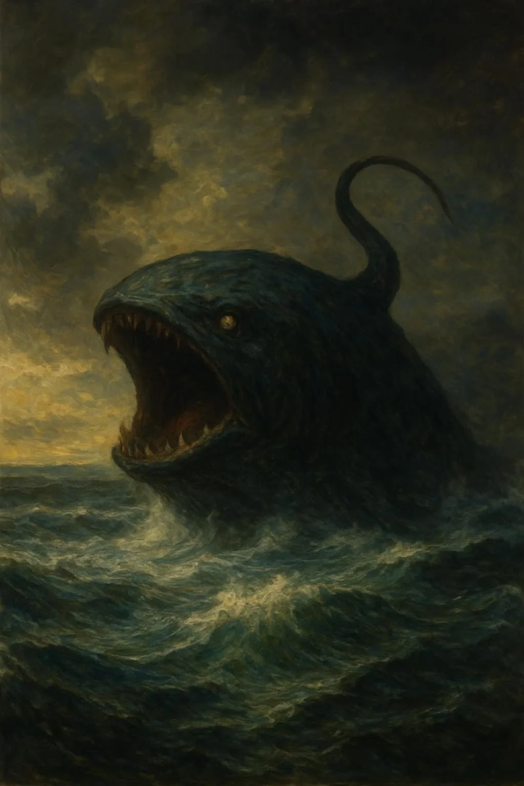 Hafgufa: The Ancient Norse Sea Giant of Silence & Depth — Wyrd & Flame