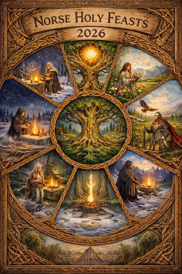 Norse Holy Feasts 2026 - A Scandinavian Lunar Calendar of Sacred Days ...