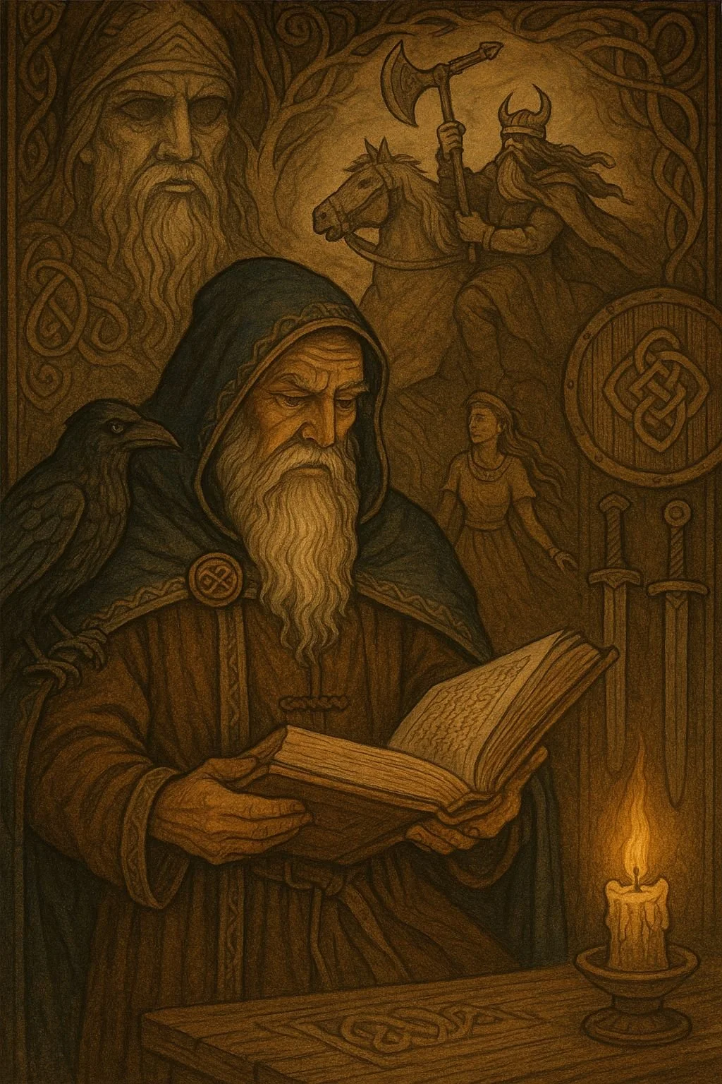 The Prose Edda: Norse Mythology, Snorri Sturluson & Legacy — Wyrd & Flame
