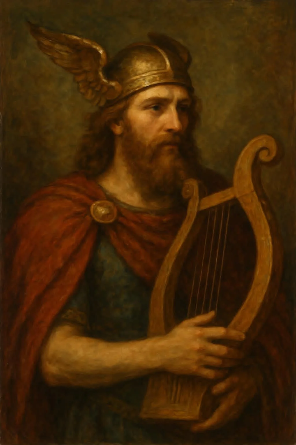 Bragi: Norse God of Poetry, Memory & Storytelling — Wyrd & Flame