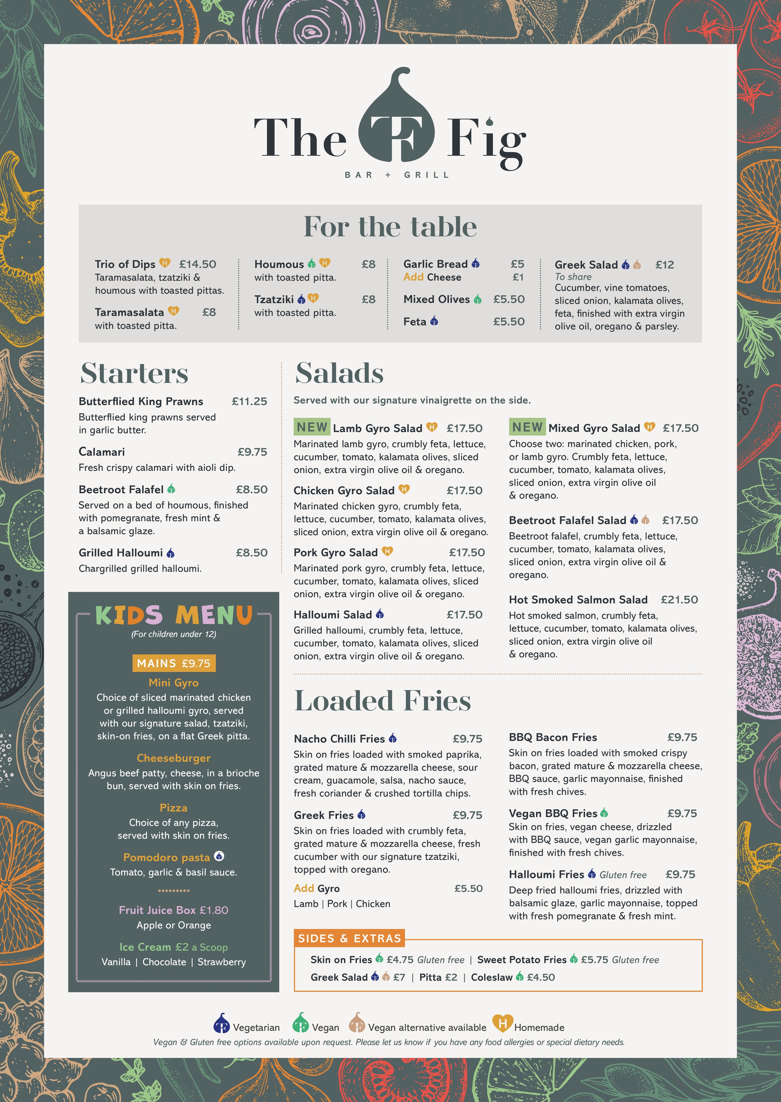Menu | Order Delicious Mediterranean Food Now — The Fig Bar & Grill