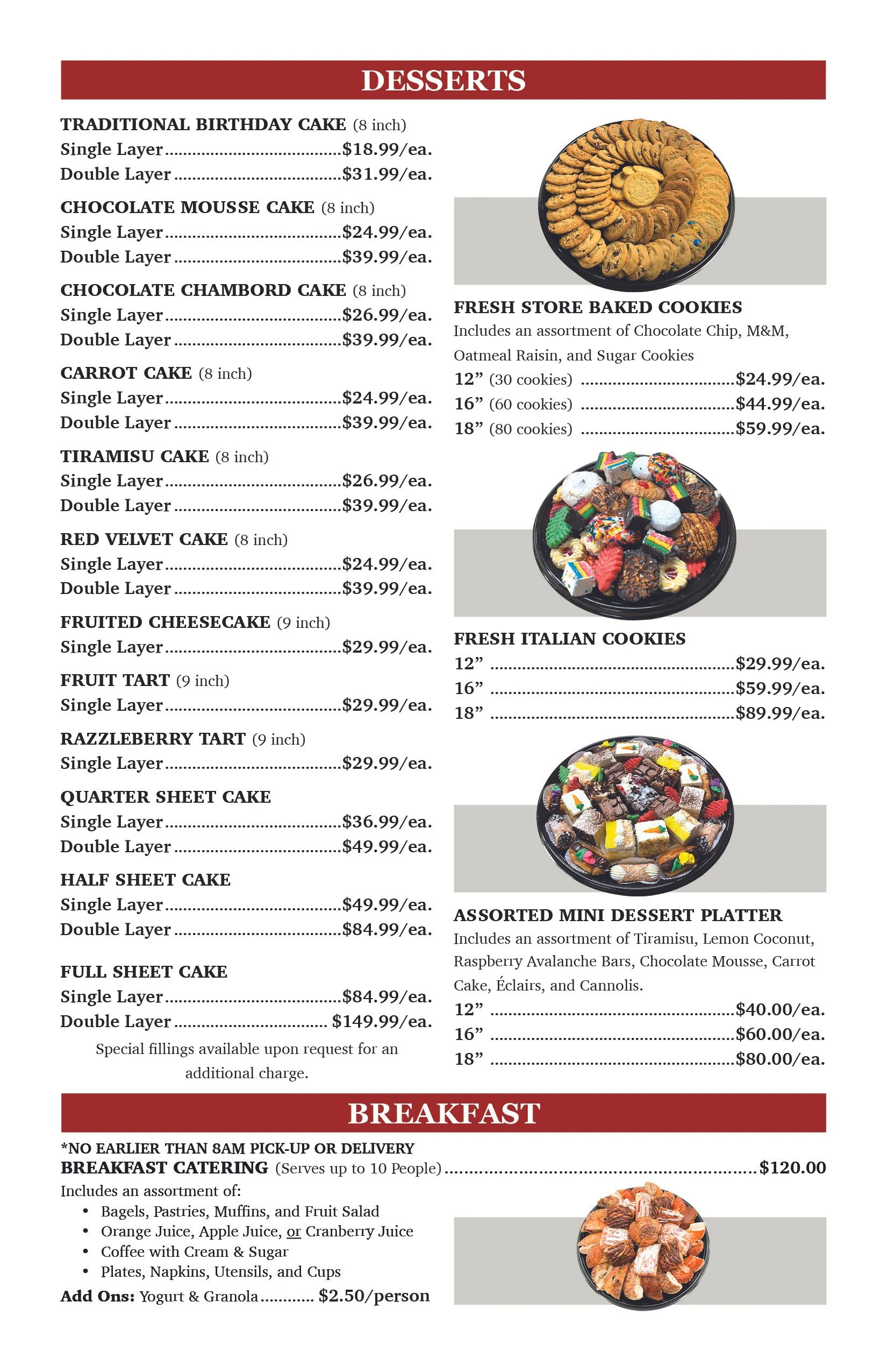 Highland Park Market | Menus — Highland Park Market