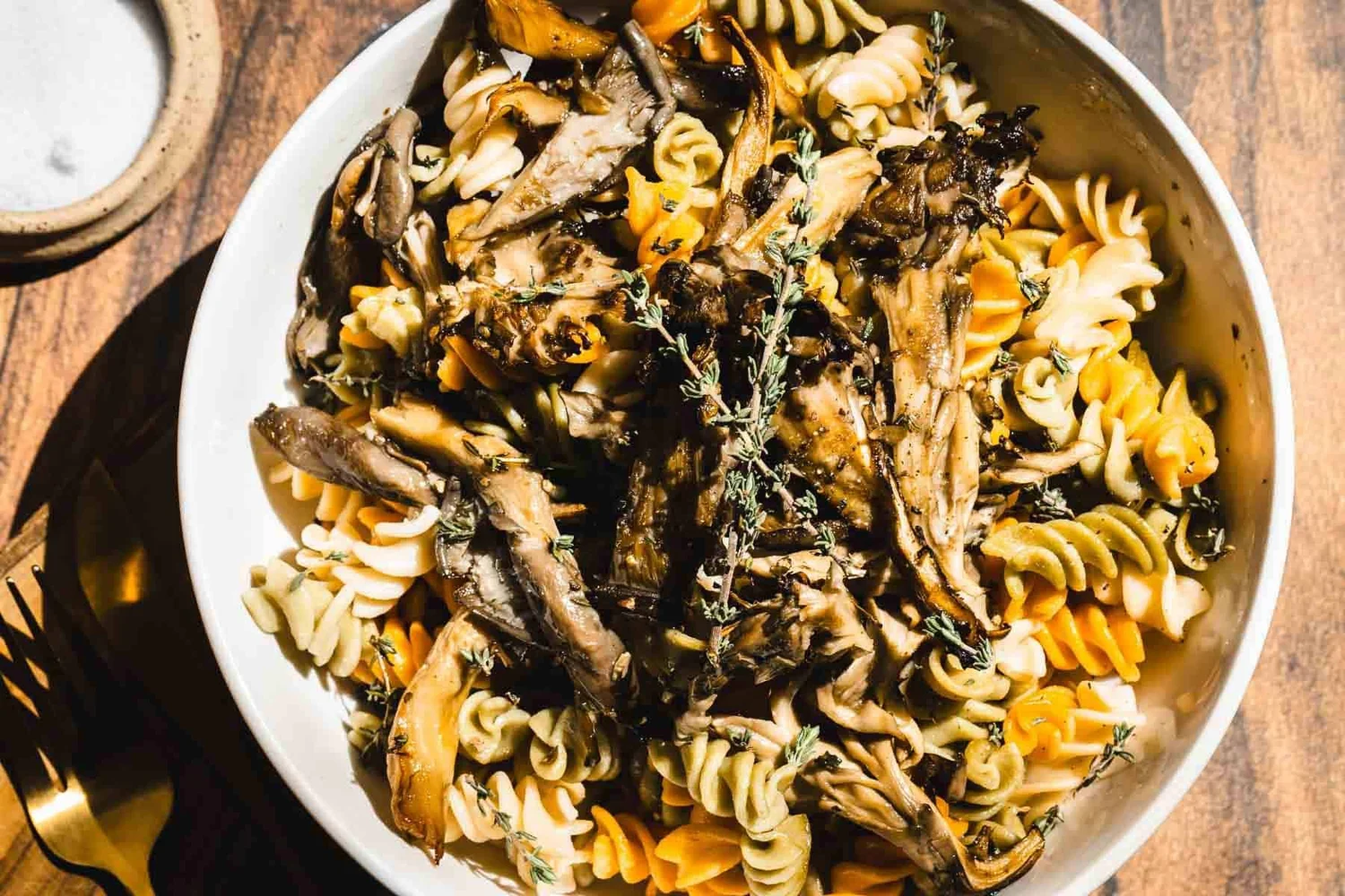Oyster and Maitake Mushroom Pasta — Chesed Farms