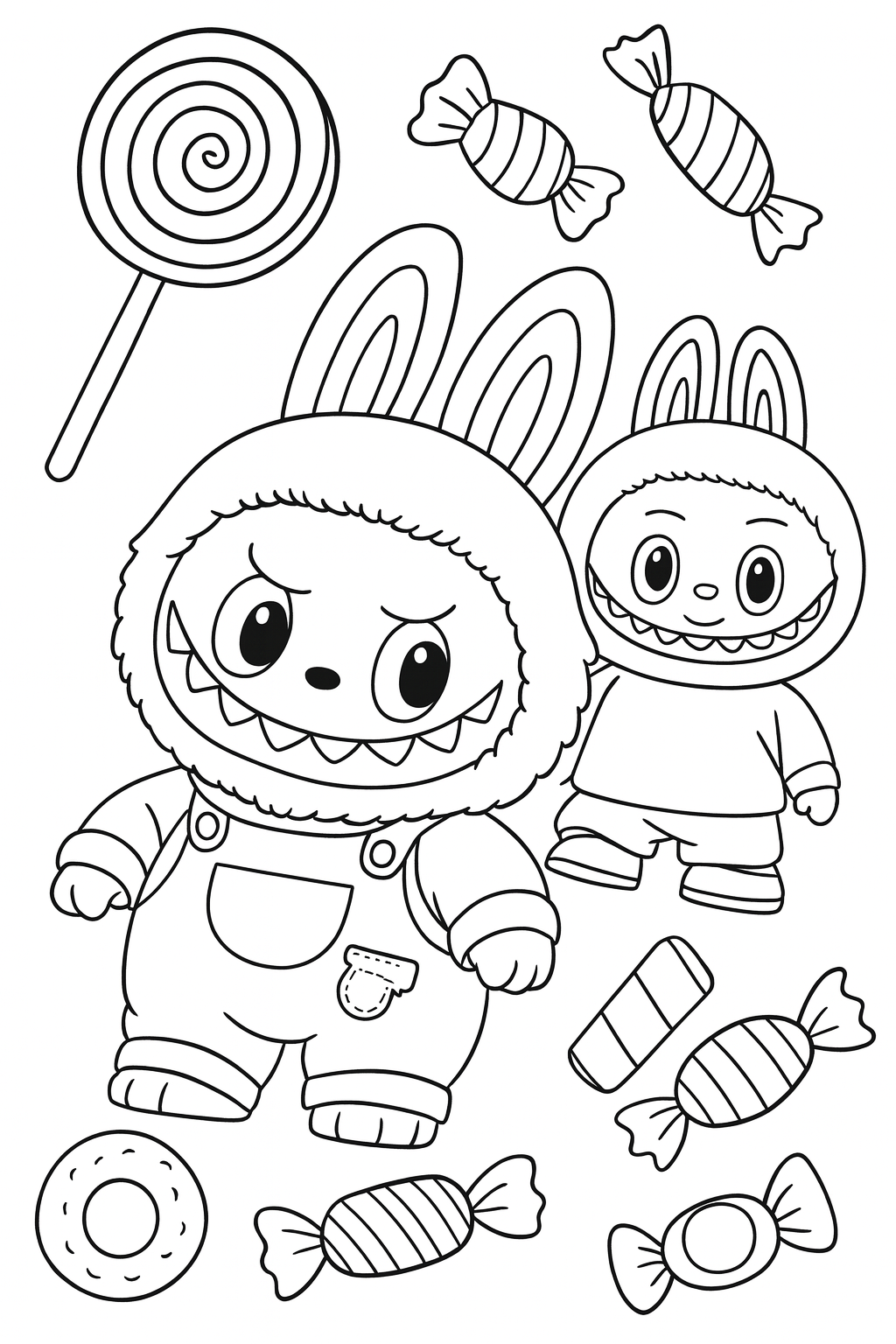 LabubuPrintables | Free Coloring Pages, Planners & Stickers