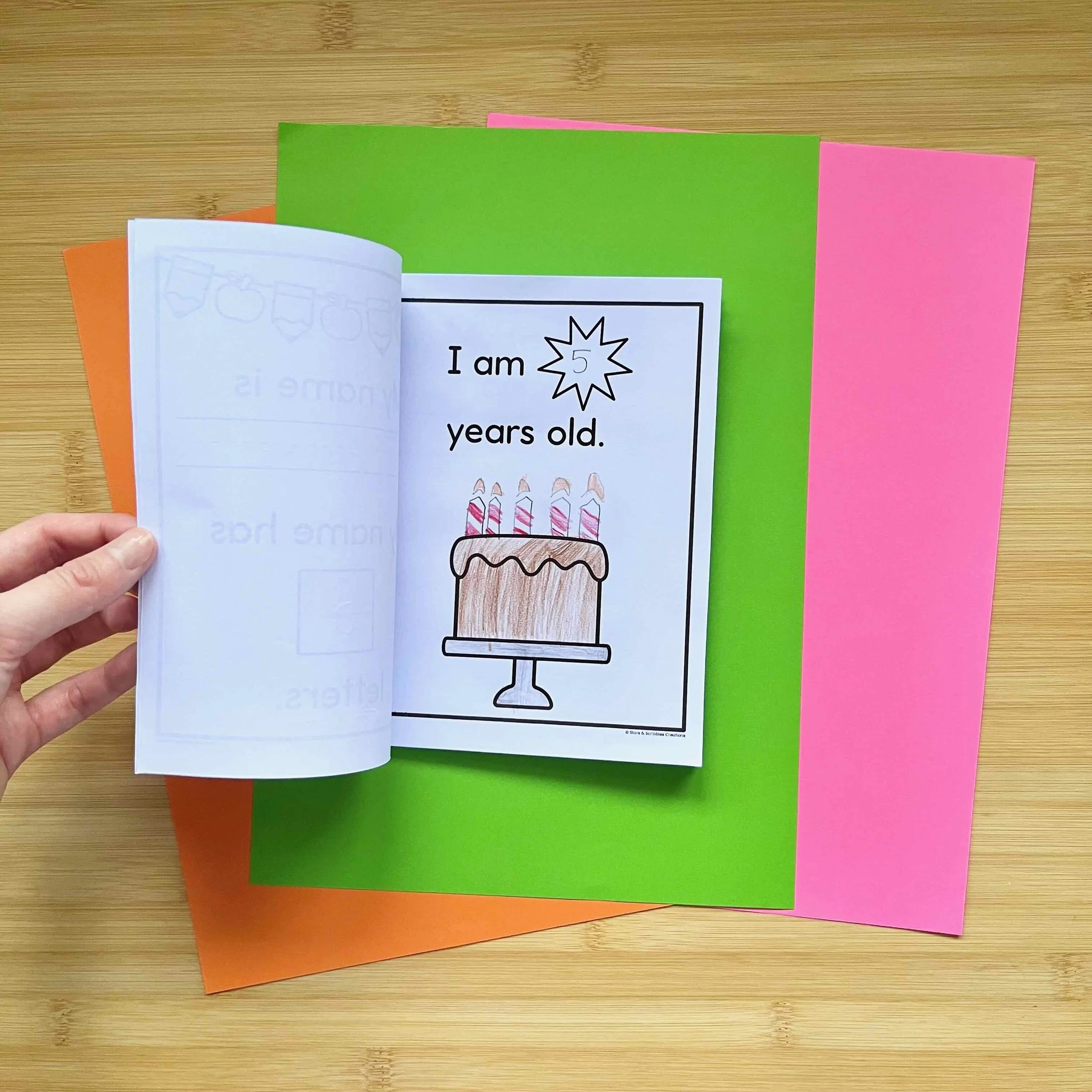 Free “All About Me” Printable Booklet for Kindergarten & Early Learners ...