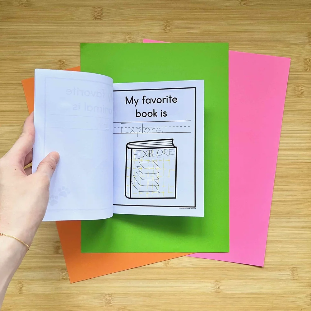 Free “All About Me” Printable Booklet for Kindergarten & Early Learners ...