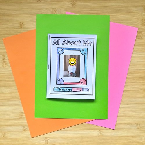 Free “All About Me” Printable Booklet for Kindergarten & Early Learners ...