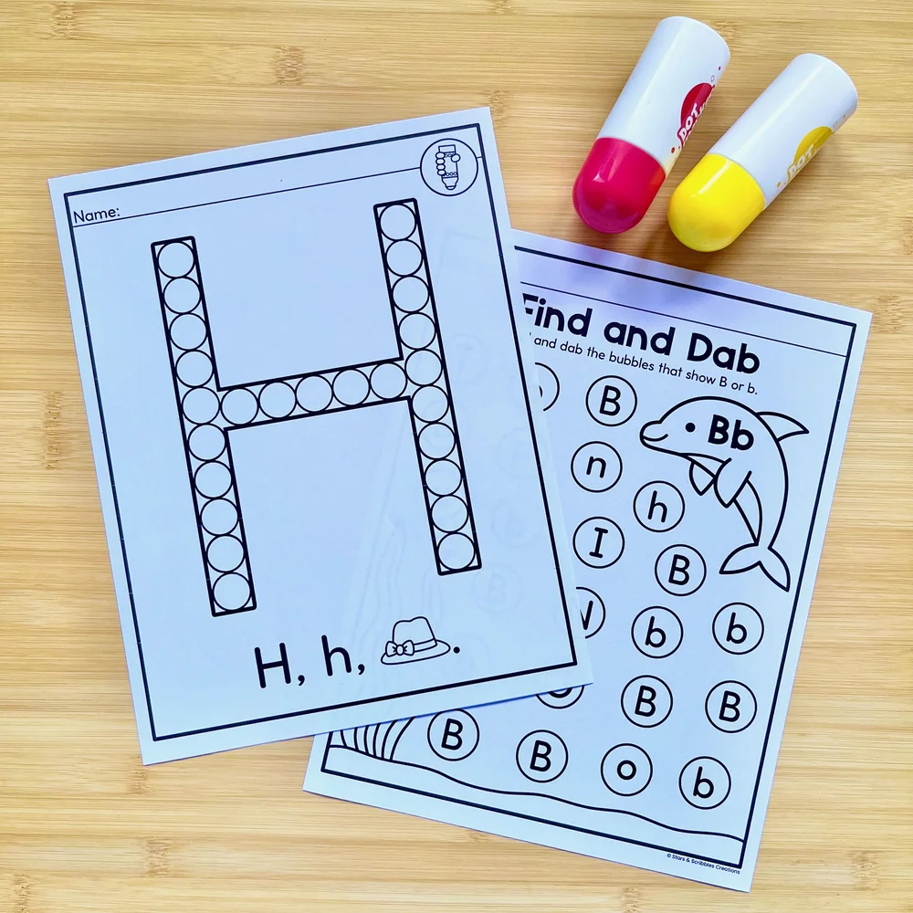 Alphabet Activities for Kids: Fun Printable Learning Centers + Freebies ...