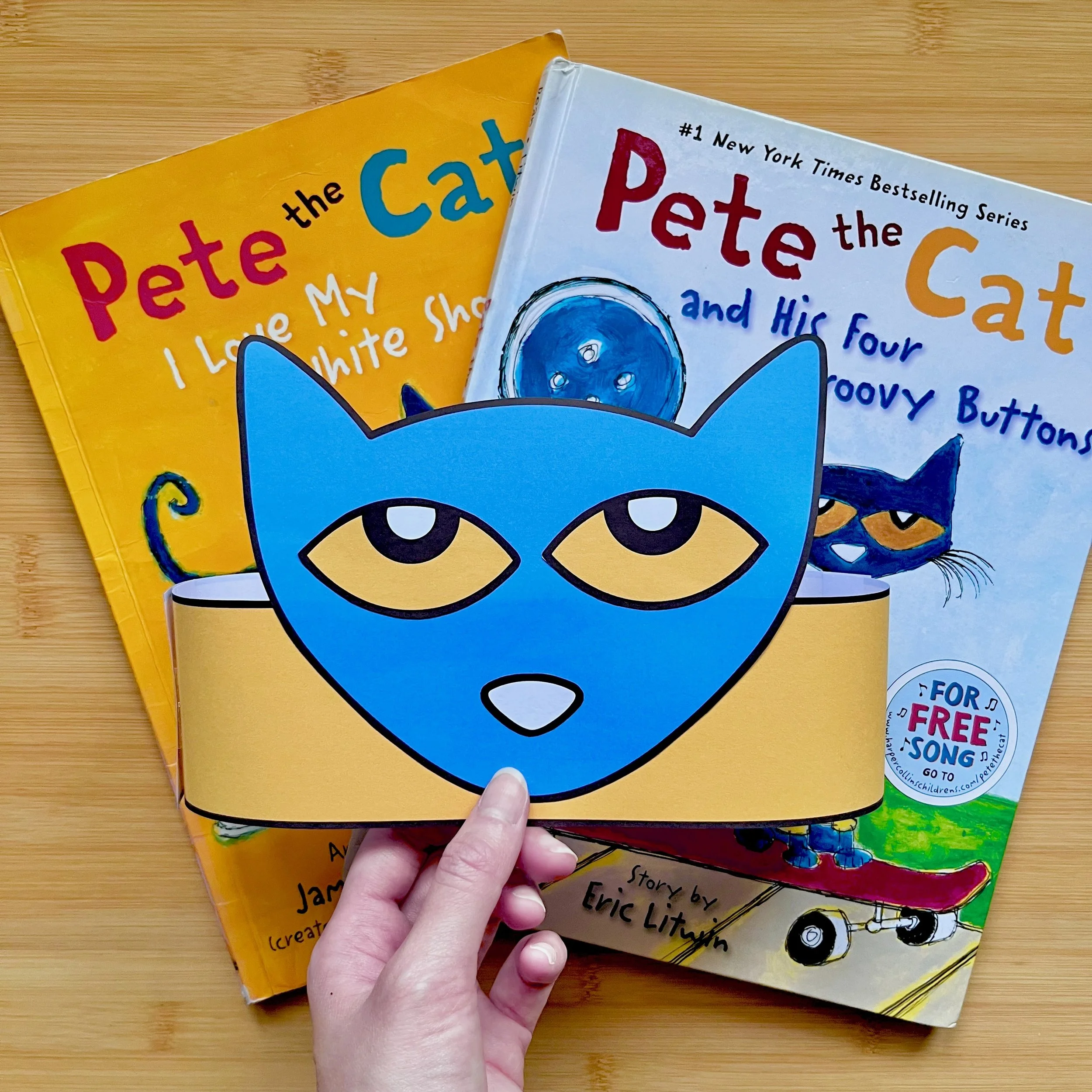 Pete the Cat Headband Craft | Free Printable Templates for Kids | Stars ...