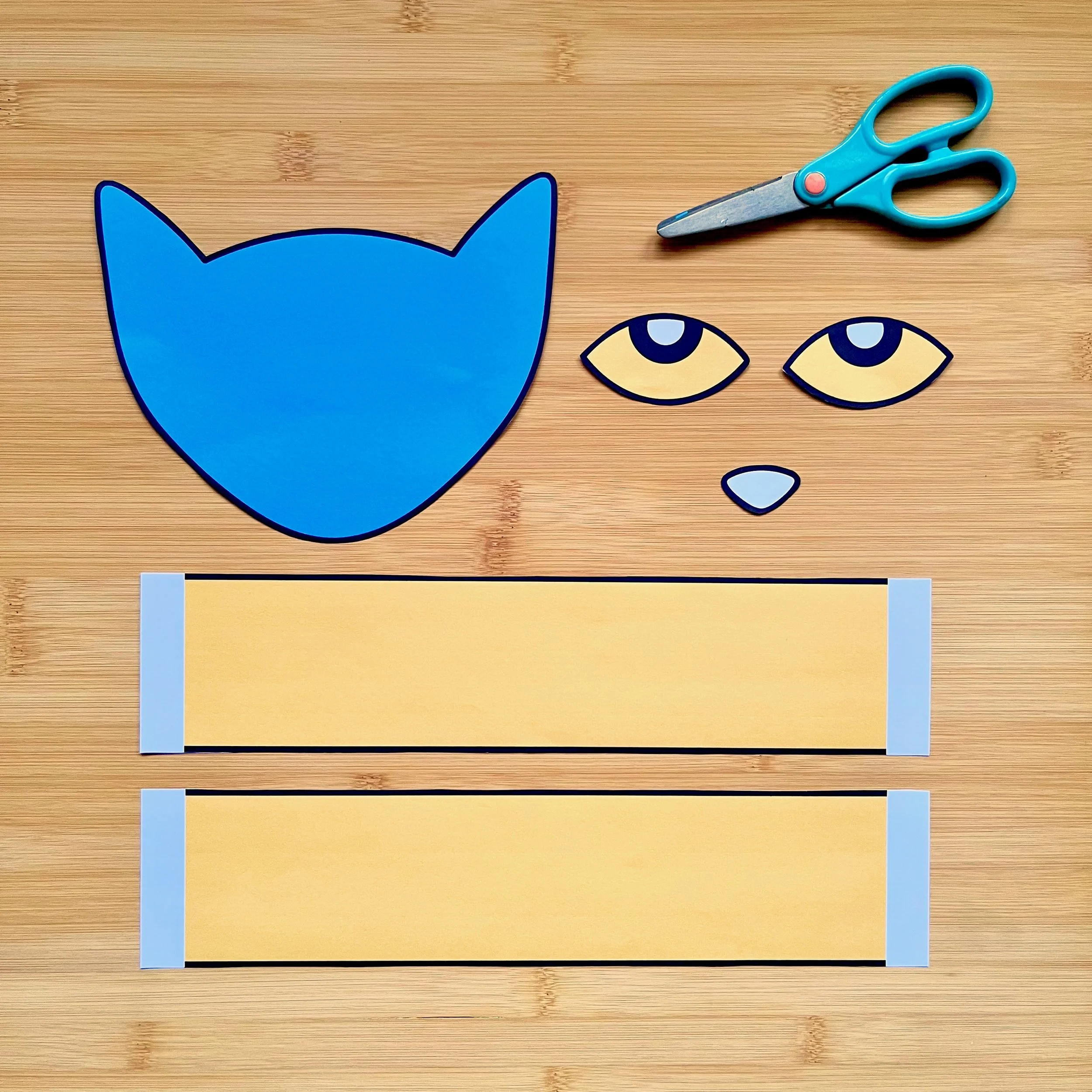 Pete the Cat Headband Craft | Free Printable Templates for Kids | Stars ...
