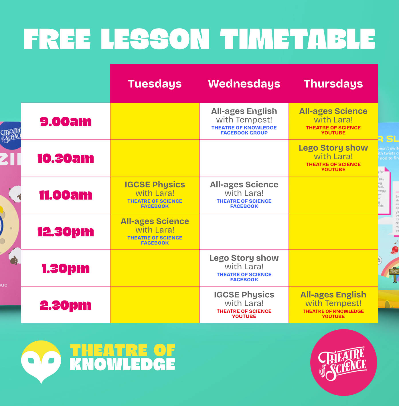 Theatre of Knowledge | Free Online Lessons for Home Educators
