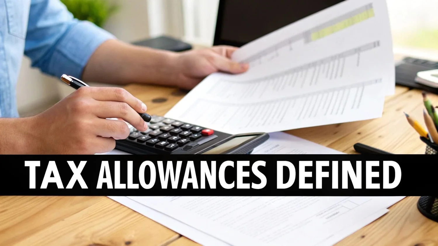 Tax Allowances Definition: Maximize Your Financial Benefits — Stephen A ...