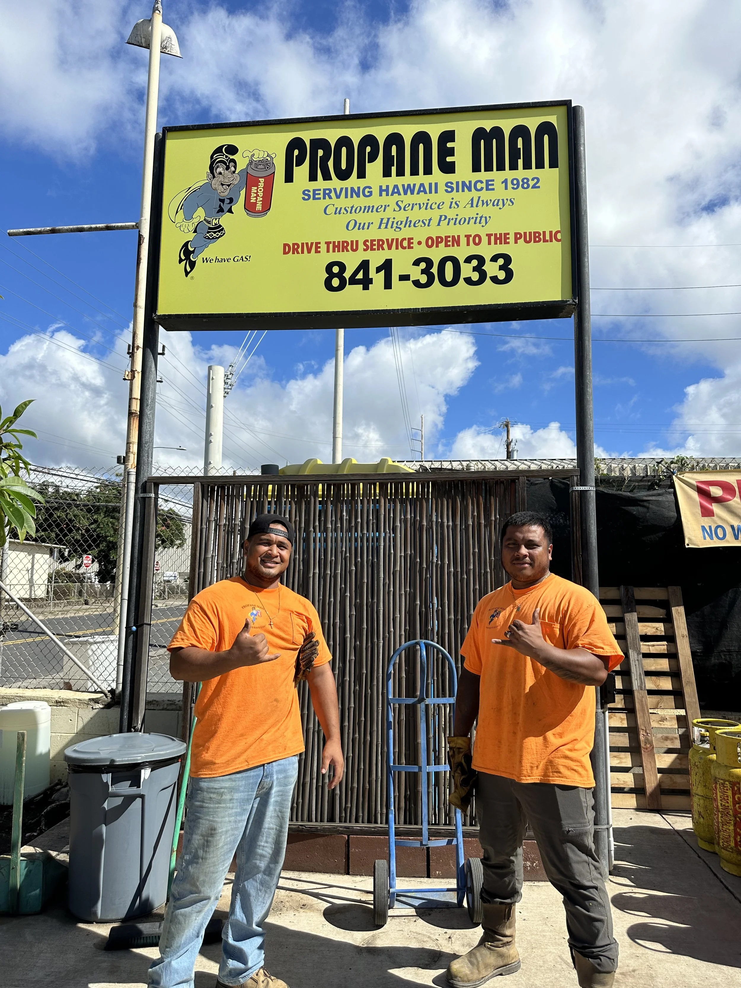 Propane Man Hawaii | Experience Reliable Propane Service - Contact Us Today
