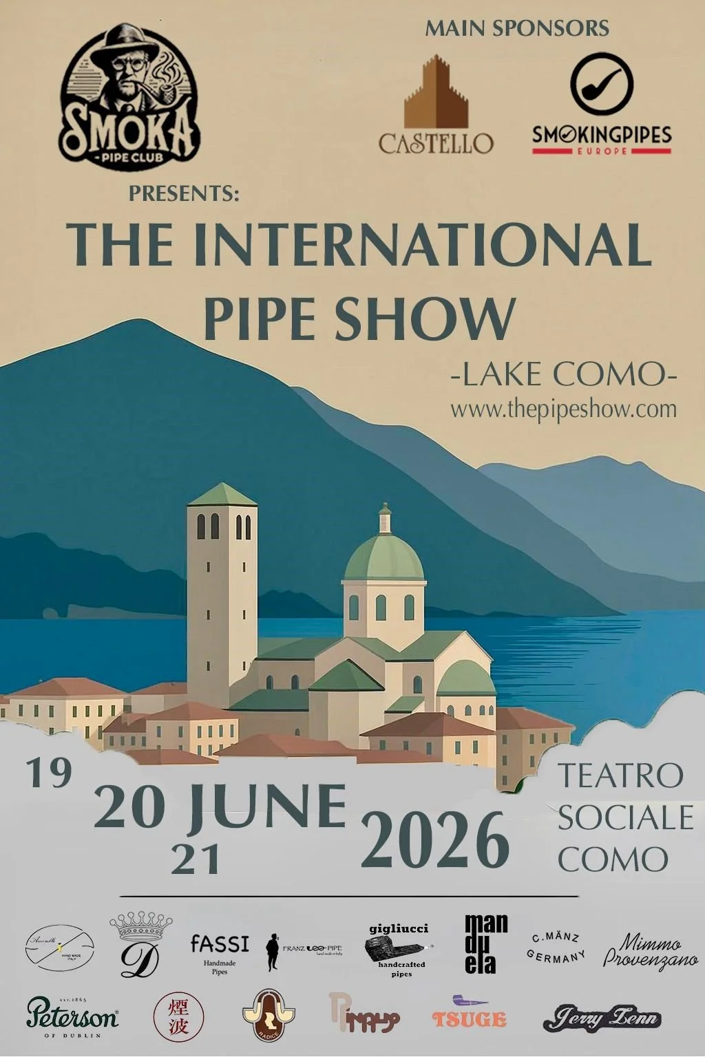 The International Pipe Show | Artisans and Pipes - Join the Show - Como ...