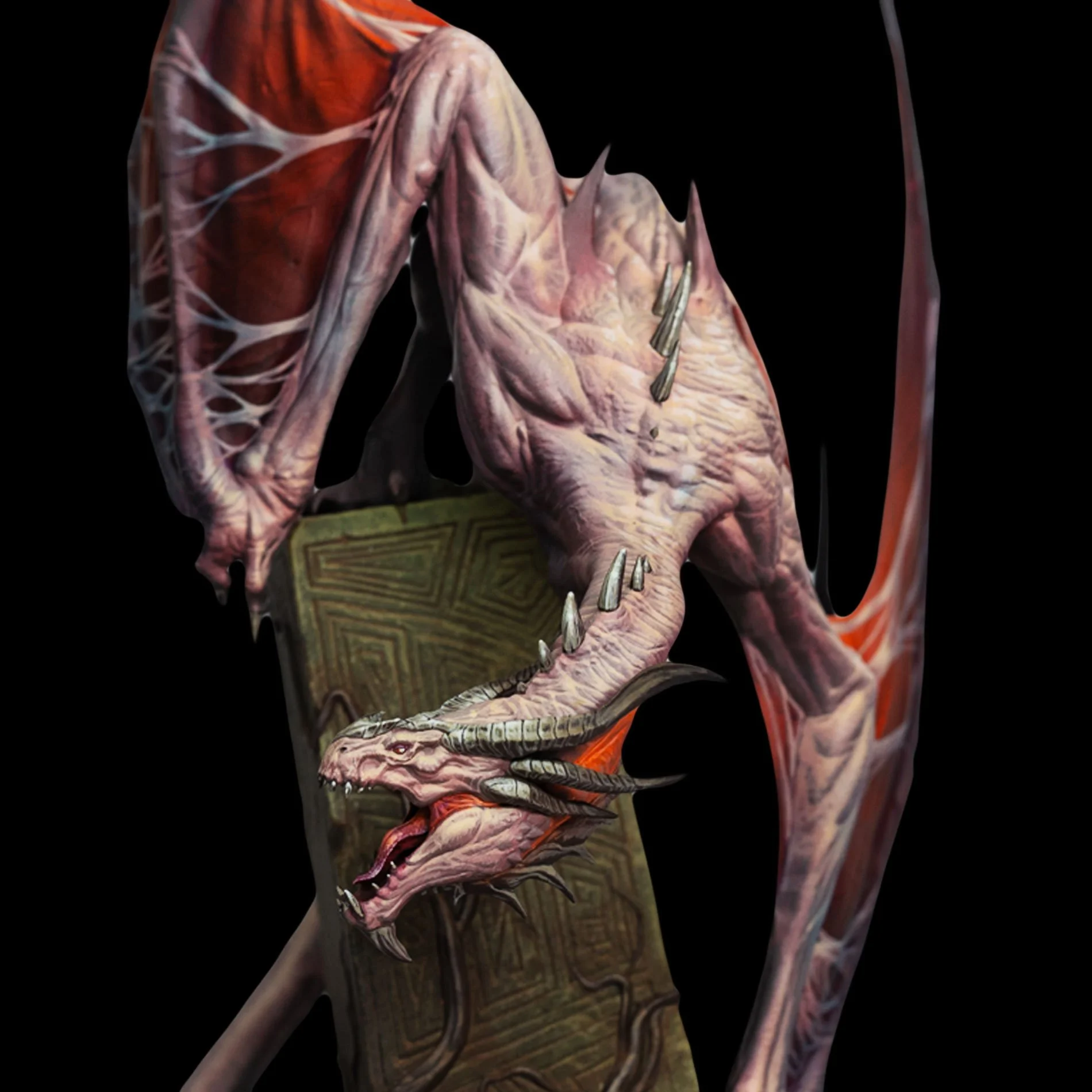 Strakh - Nightmare Incarnate Dragon — SQUIDMAR MINIATURES USA