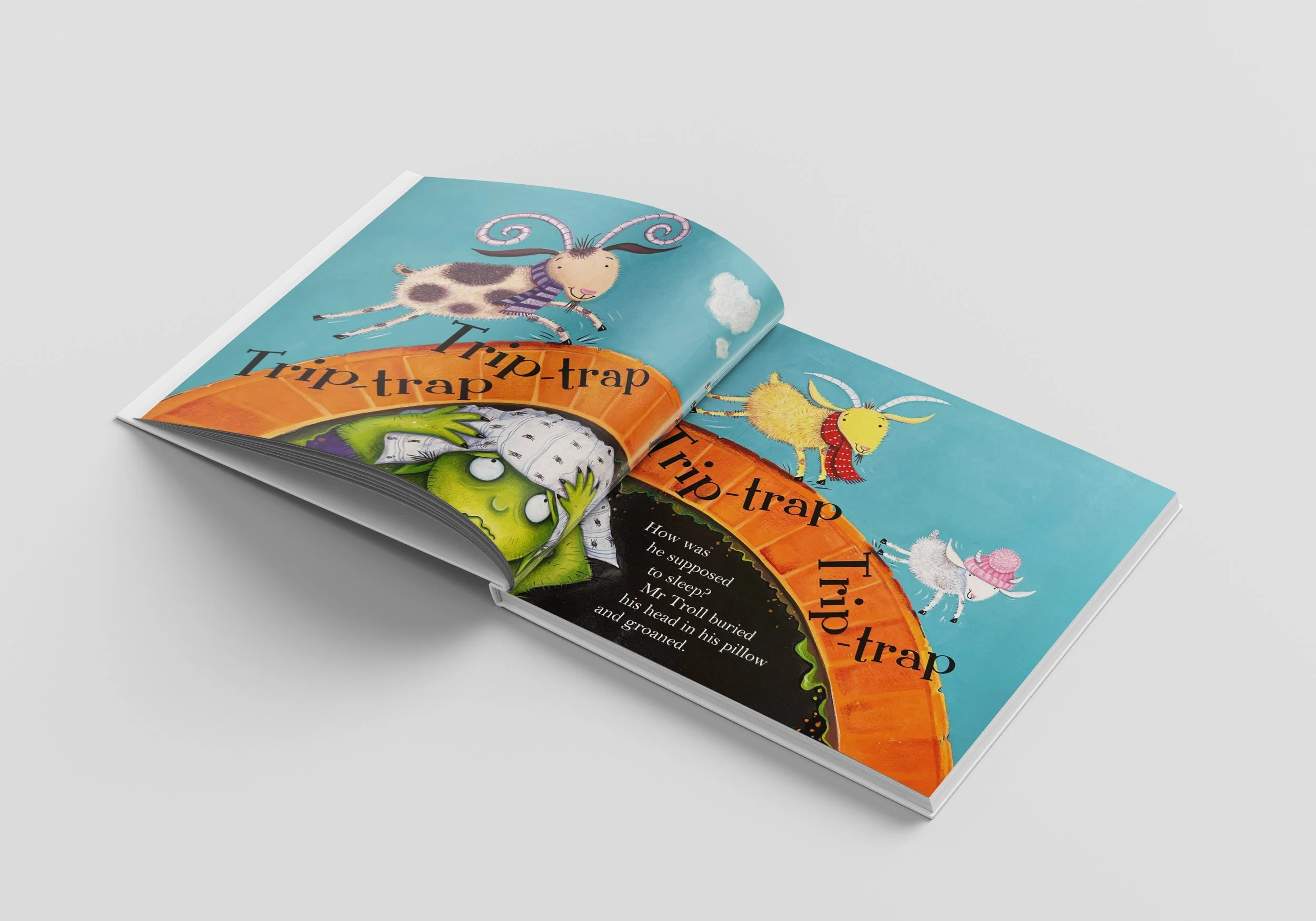 The Three Billy Goats Fluff | Fractured Fairytale — Rachael Mortimer