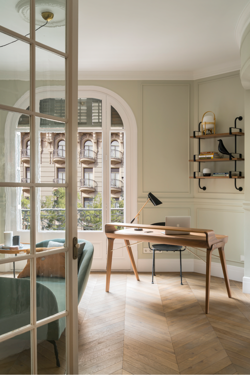 Picard Desk by Regular Company for Artisan | Solid Wood Writing Desk ...