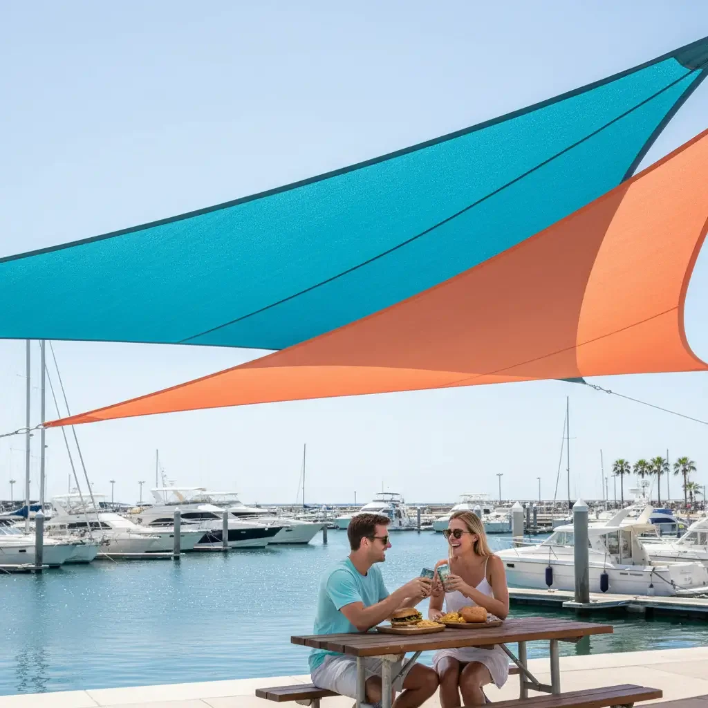 Custom Sun Shade Sails MA & RI — Robie Canvas