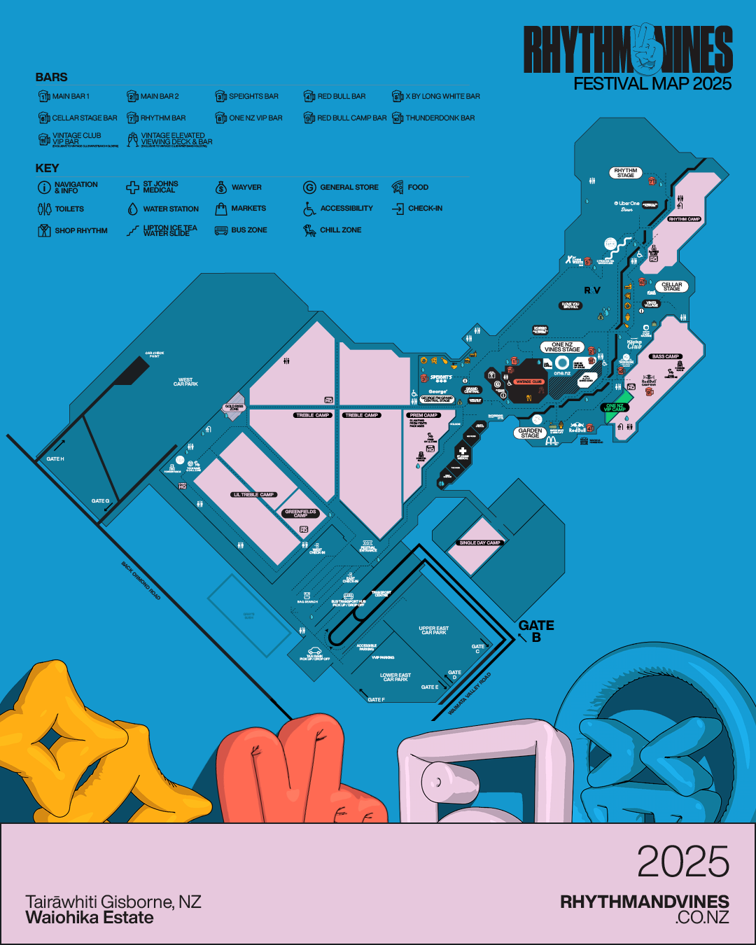 Tour News - Full schedule, map and final act dropped for Rhythm & Vines ...