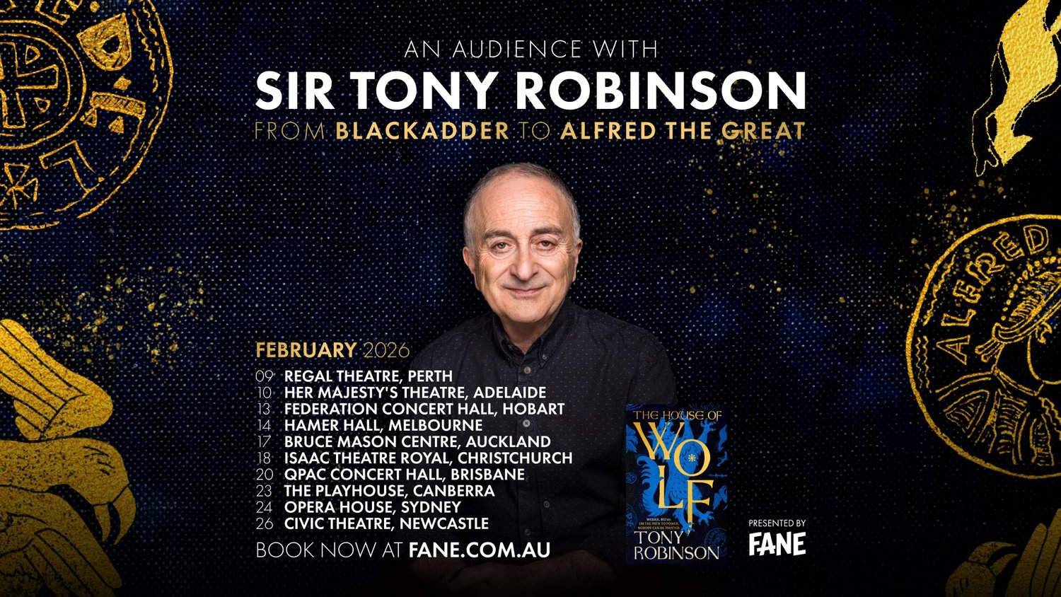 Tour News - An Audience With Sir Tony Robinson – live in Australia & NZ ...
