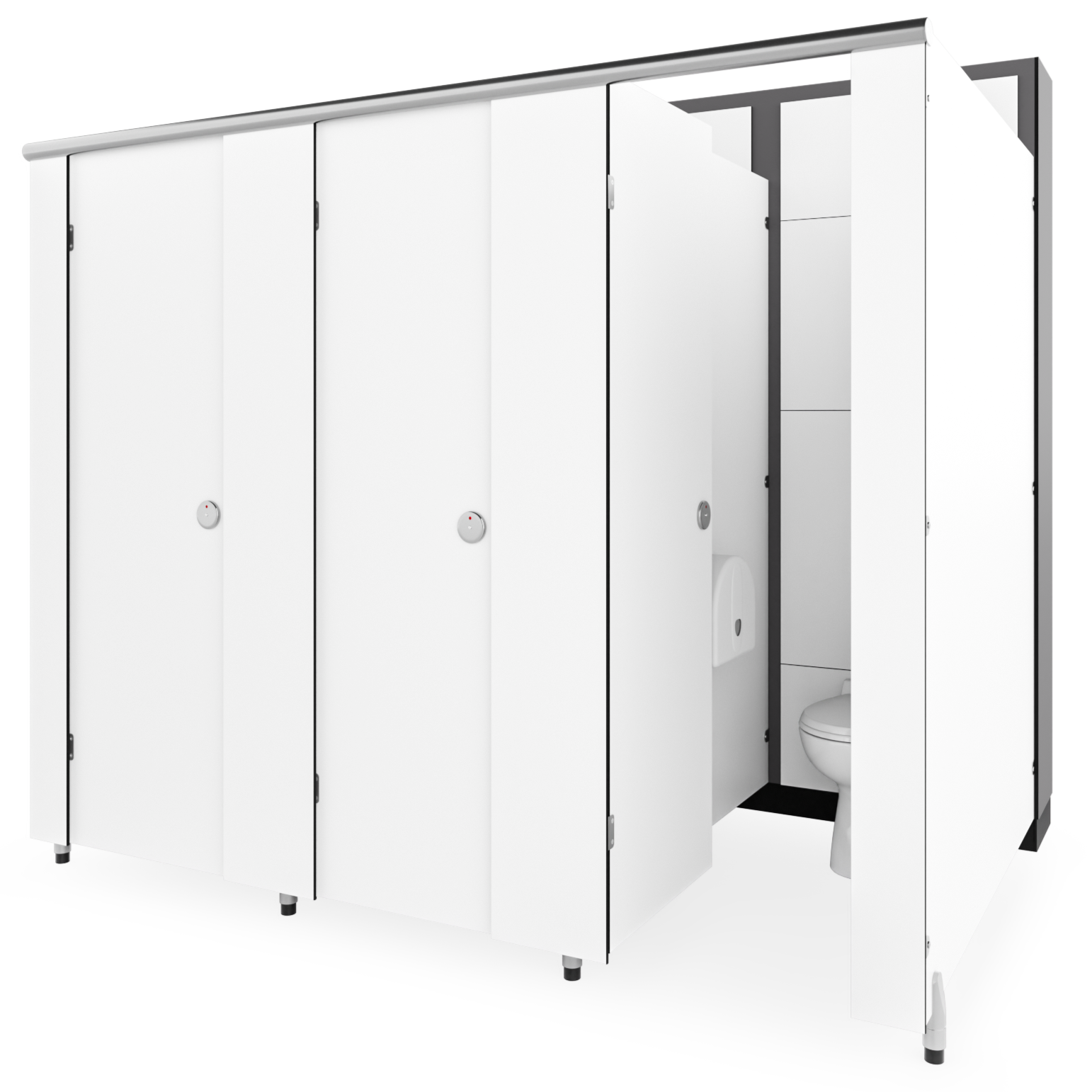 Refined cubicles — Trovex Washrooms