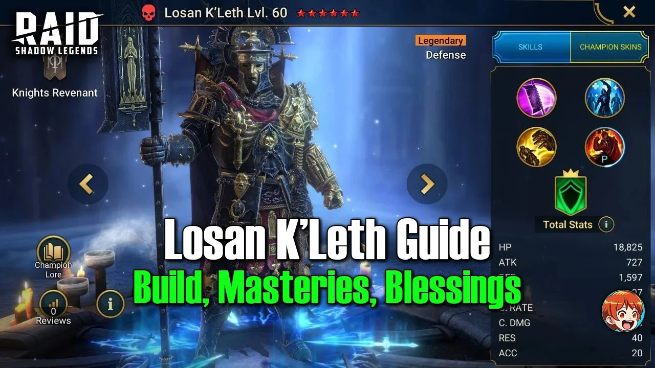 Losan K'Leth Legendary Champion Build Guide: Best Masteries, Items and ...