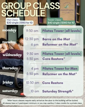 Group Classes — Carolina Movement Lab