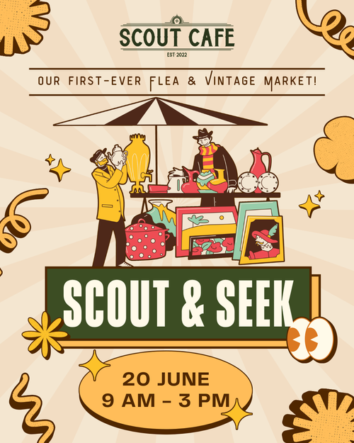 Scout & Seek - our first Flea, Vintage & Upcycling Market — Scout Cafe