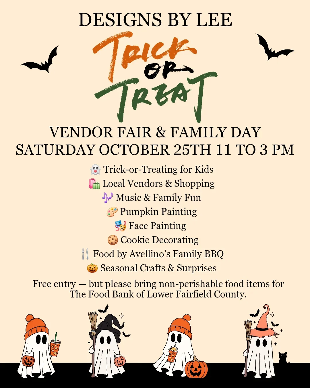 Trick or Treat Vendor Market & Family Fun Day! — Designs By Lee
